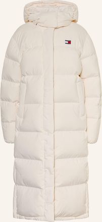 Tommy Jeans Daunenmantel Mit Abnehmbarer Kapuze weiss