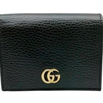 Gucci Portefeuille Bi-fold Pre-owned - Femme - Pre-owned - Noir - Taille: ONE Size