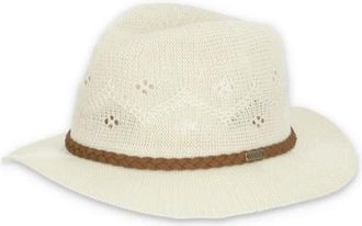 Barbour Femme, Accessoires, Beige, Taille: S Chapeau Beige pour Femme avec D&eacute;tails Contrast&eacute;s