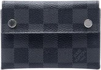 Louis Vuitton Portefeuille Pre-owned en toile Damier Graphite - Homme - Pre-owned - Noir - Taille: ONE Size