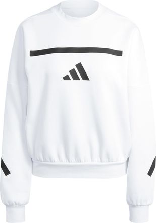 adidas Womens Z.N.E. Sweatshirt White M/S