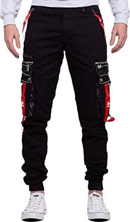 Cipo & Baxx pour Hommes Pantalonsdejogging CR132-bans Noir XL