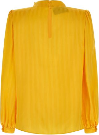 Valentino Garavani Womens Bicolor Silk Blouse
