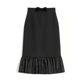 Valentino Garavani Crepe Couture Rock - - Skirts - Damen - Schwarzk - S