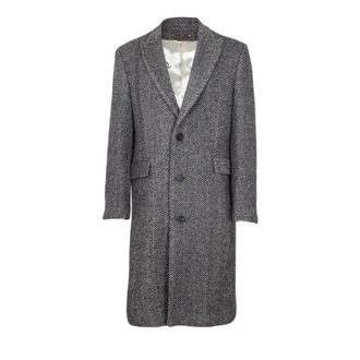 Golden Goose Beige Fischgr&auml;tenwolljacke Aw25 - - Coats - Herren - Grau - XL