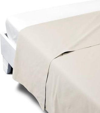 Caleffi Bettlaken aus 100% Baumwolle - Weiches & Atmungsaktives Oberlaken für maximalen Komfort, Erhältlich in verschiedenen Größen - Leintuch