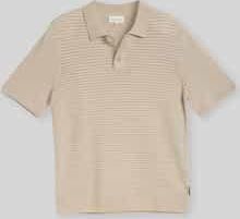 Tom Tailor Regular Fit Poloshirt aus einer Baumwolle in Strickoptik