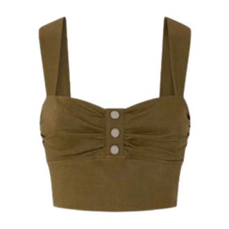 Pinko Voyager Top - - Tops - Damen - Gr&uuml;n - S