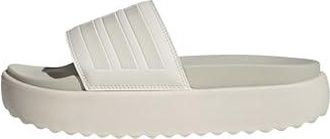 adidas Femme Adilette Platform Slides, chalk white/chalk white/orbit grey, 38 EU