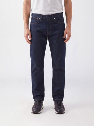 Stone Island Jean regular fit en denim de coton avec logo Compass &agrave; larri&egrave;re