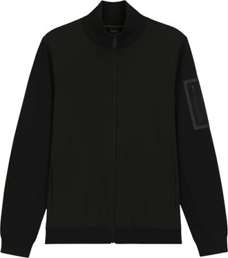 Boss Green by Hugo Boss Homme, Sweatshirts et sweats &agrave; capuche, Noir, Taille: XL Veste Hybride Thermor&eacute;gulatrice