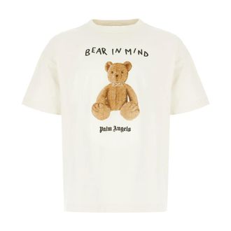 Palm Angels Bear In Mind Over T-shirt - - Tops - Herren - Beige - S