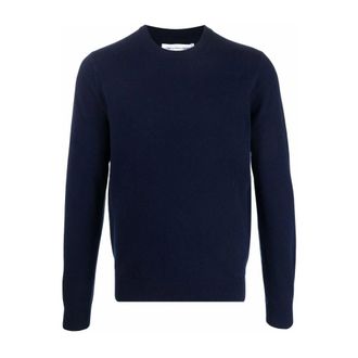 Comme Des Gar&ccedil;ons Blauer Wollpullover mit Rundhalsausschnitt - - Knitwear - Herren - Blau - XL