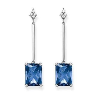 Thomas Sabo Steinschmuck Ohrringe - - Accessories - Damen - Blau - ONE SIZE