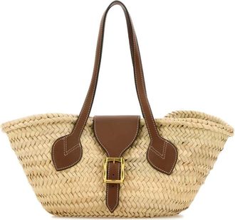 J & M Davidson Femme, Sacs, Beige, Taille: ONE Size Sac shopping en paille