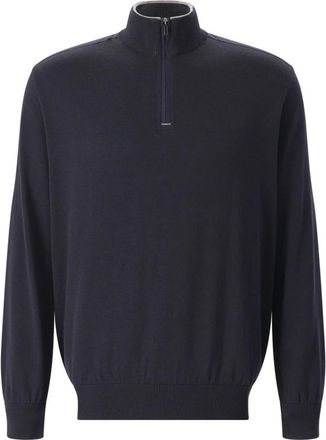 Paul & Shark Homme, Pulls, Bleu, Taille: L Zip Turtleneck