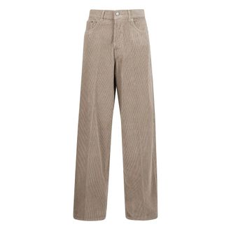 Haikure Femme, Pantalons, Brun, Taille: W29 Pantalon en Velours Côtelé Taille Haute