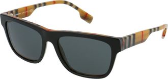 Burberry 0BE4293 Vintage Check Acetate Sunglasses - Black