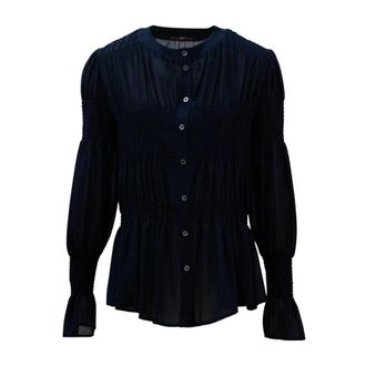 High Blusen - - Blouses & Shirts - Damen - Blau - 2XL