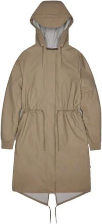 Rains Damen, Jacken, Beige, MGröße
