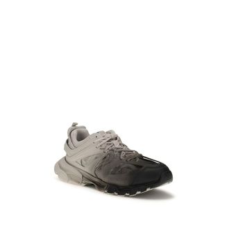 Balenciaga Mens Gray Polyamide Athletic Sneakers
