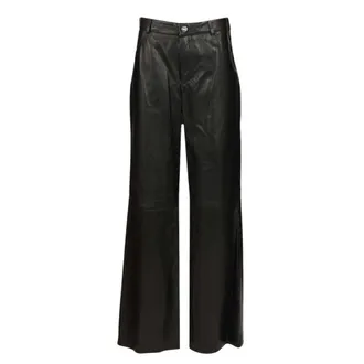 Arma Femme, Pantalons, Noir, Taille: 36 FR Pantalon Polly en cuir