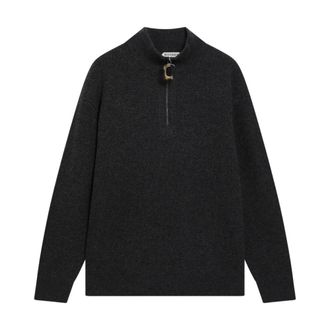 J.W.Anderson Pullover mit halbem Rei&szlig;verschluss - - Knitwear - Herren - Grau - XL