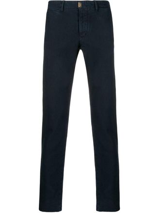 Incotex pantalon chino slim - Bleu