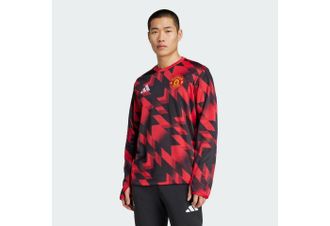 adidas Performance Sweatshirt MANCHESTER UNITED 25/26 PRE-MATCH WARM OBERTEIL (1-tlg)