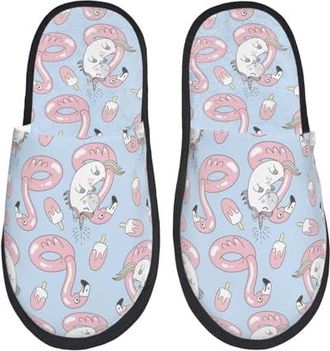 Generic Pantoufles De Maison Mers D&Eacute;t&eacute; Mignonnes &Agrave; Chevaux Portative Hiver Pantoufles R&eacute;utilisables Maison Slippers Pour Invit&eacute; Spa Automne M