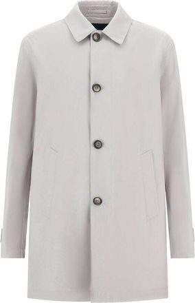 Herno Herren Regenmantel aus 3 Layers Wool Storm
