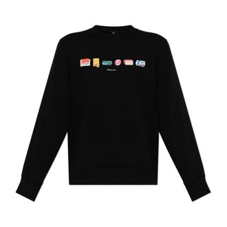 Paul Smith Herren, Sweatshirts & Hoodies, Schwarzk, SGr&ouml;&szlig;e