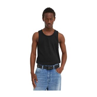 Won Hundred Ripp-T-Shirt ohne &Auml;rmel - - Tops - Herren - Schwarzk - S