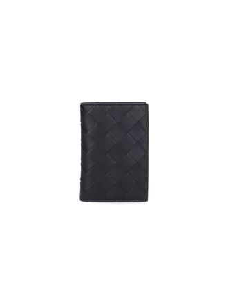 Bottega Veneta Woven Bi-Fold Card Holder