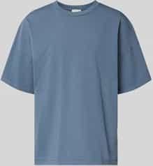 American Vintage T-Shirt mit geripptem Rundhalsausschnitt Modell FIZVALLEY