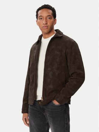 Guess Jacke aus Kunstleder M6BL28 W4140 Dunkelbraun Regular Fit
