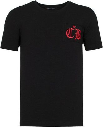 Cipo & Baxx T-Shirt Markenschriftzug Cooles Motiv als Eyecatcher