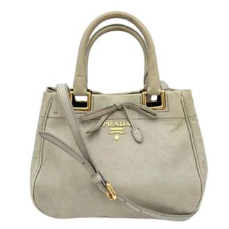 Prada Pre-owned Handtasche- Umh&auml;ngetasche - - Pre-owned - Damen - Grau - ONE SIZE