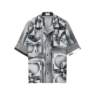 Versace Herren, Shirts, Schwarzk, LGr&ouml;&szlig;e