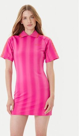 adidas Kleid für den Alltag Football Inspired Graphic JW6013 Rosa Regular Fit