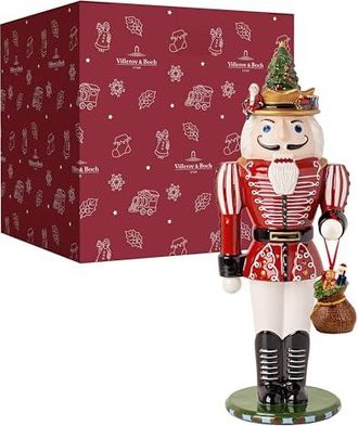 Villeroy & Boch Christmas Toys, Memories Nussknacker, 14 x 12 x 36,5cm, Porzellan, Mehrfarbig, 14-8602-6550