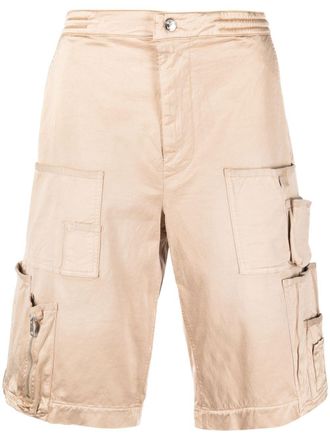 Diesel short droit &agrave; poches cargo - Tons neutres