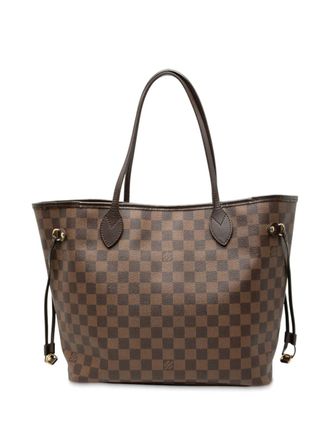 Louis Vuitton 2009 Damier Ebene Neverfull MM tote bag - Braun
