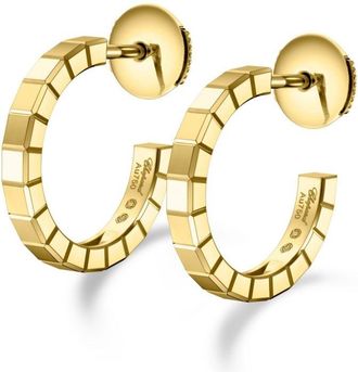 Chopard 18kt Ice Cube Gelbgoldohrringe