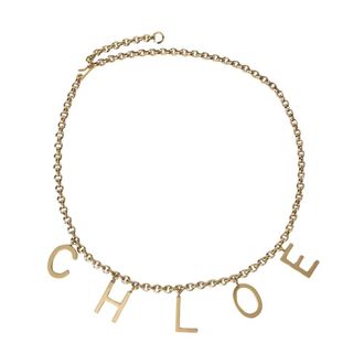 Chlo&eacute; Femme, Accessoires, Jaune, Taille: ONE Size Logo Motif Belt