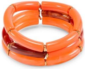 Au Printemps Paris Lot de 3 bracelets &eacute;lastiques