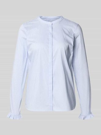 Mos Mosh Bluse mit Mao-Kragen und R&uuml;schen&auml;rmeln Modell Mattie