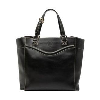 Gucci Pre-owned Leder-Tragetasche - - Pre-owned - Damen - Schwarzk - ONE SIZE