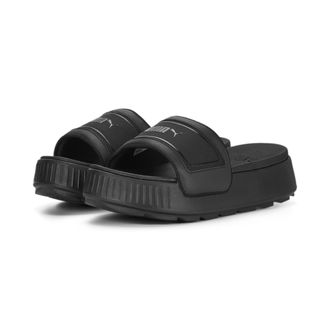 Puma Puma Athletic/Sport Leisure Shoe Karmen Slide, Puma Black-Puma Black, 389073-01, 40.5 EU