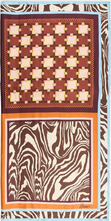 Alemais Al&eacute;mais Seidentuch Wilson braun